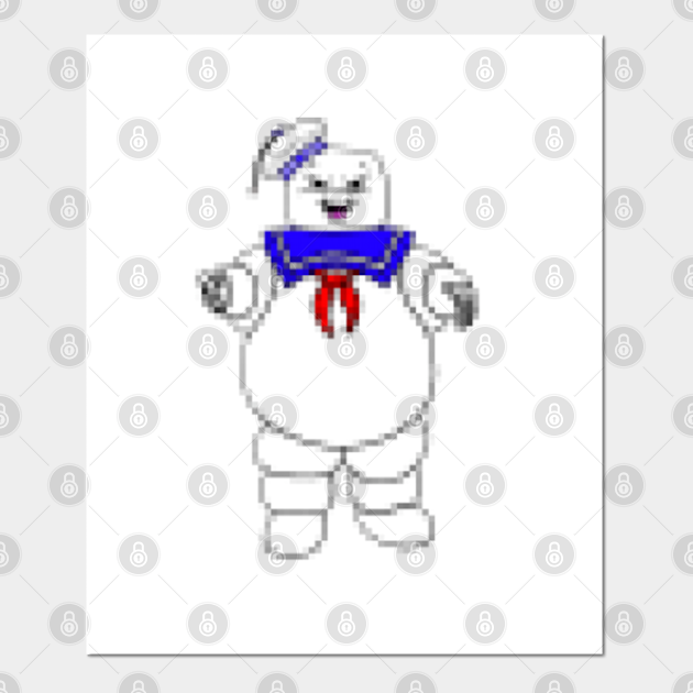 Ghostbusters 8-bit Pixel Stay Puft - Ghostbusters - Posters and Art ... Ghostbusters 8-bit Pixel Stay Puft - Ghostbusters - Posters and Art ...